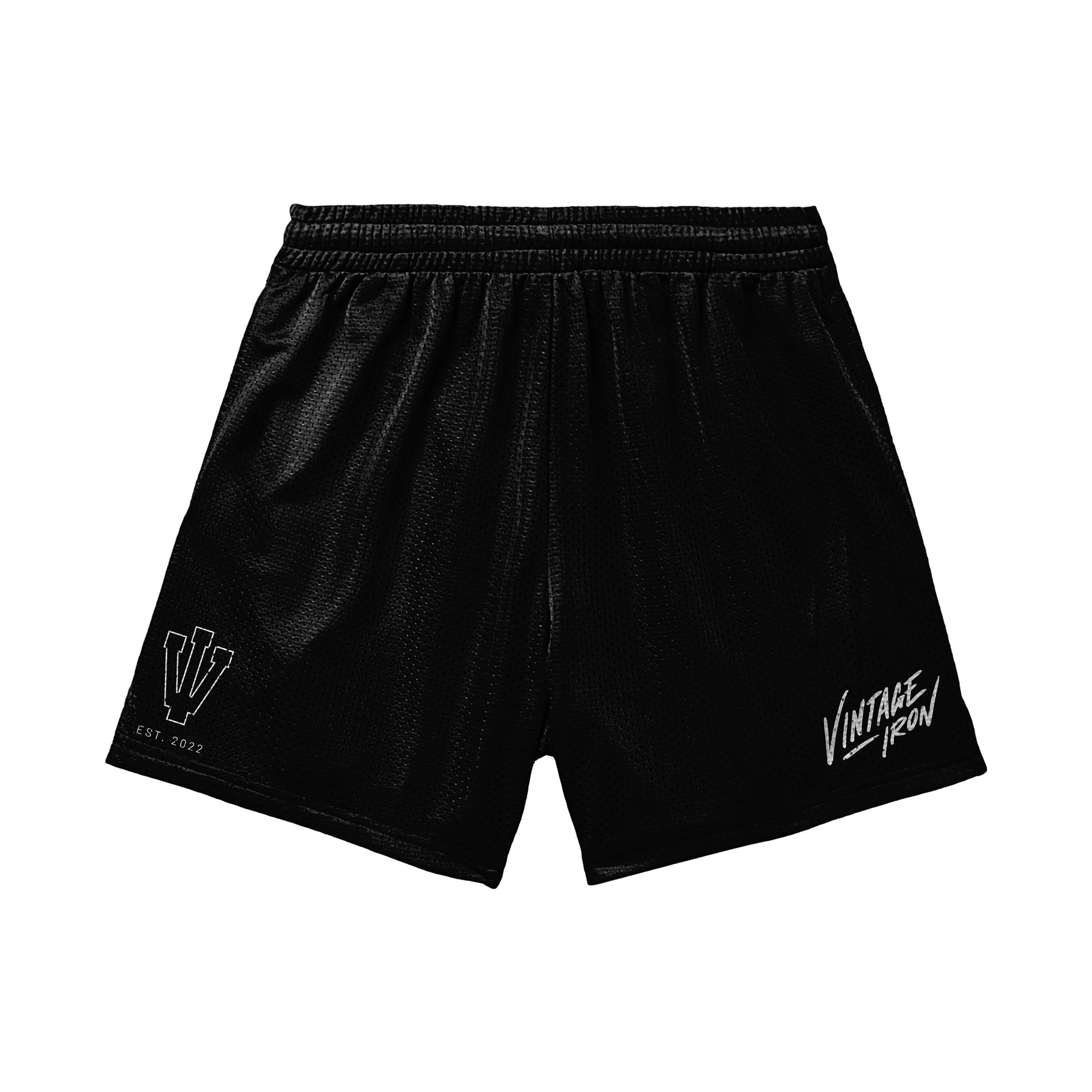 Varsity Shorts - Black – Vintage Iron Apparel
